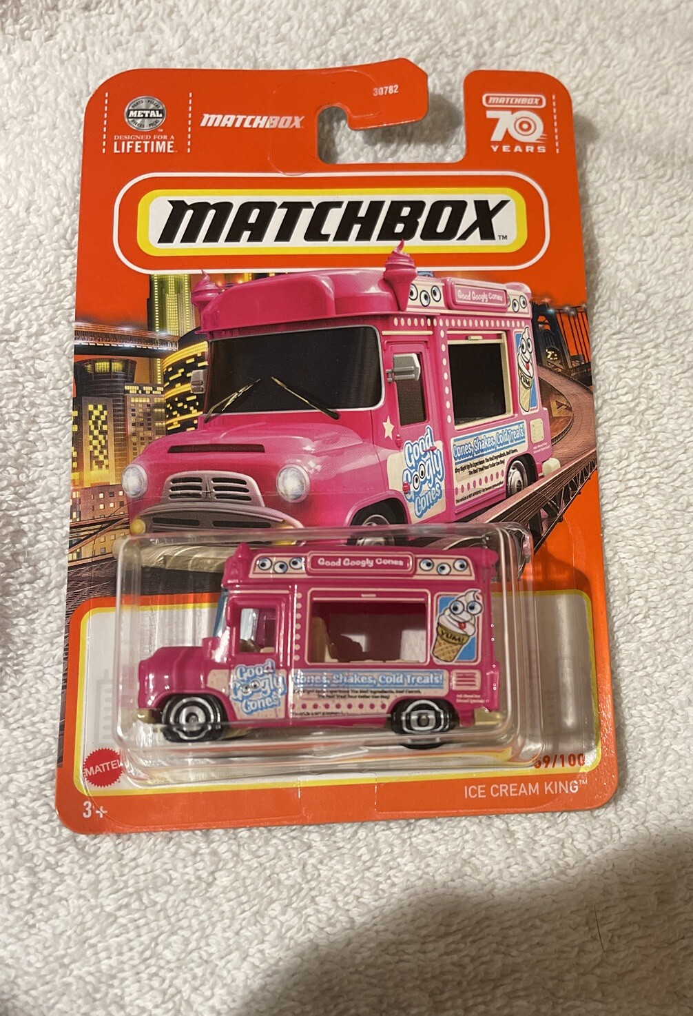 Ice Cream King 59/100 Matchbox 2023 HKW92 pink Good Googly Cones | eBay