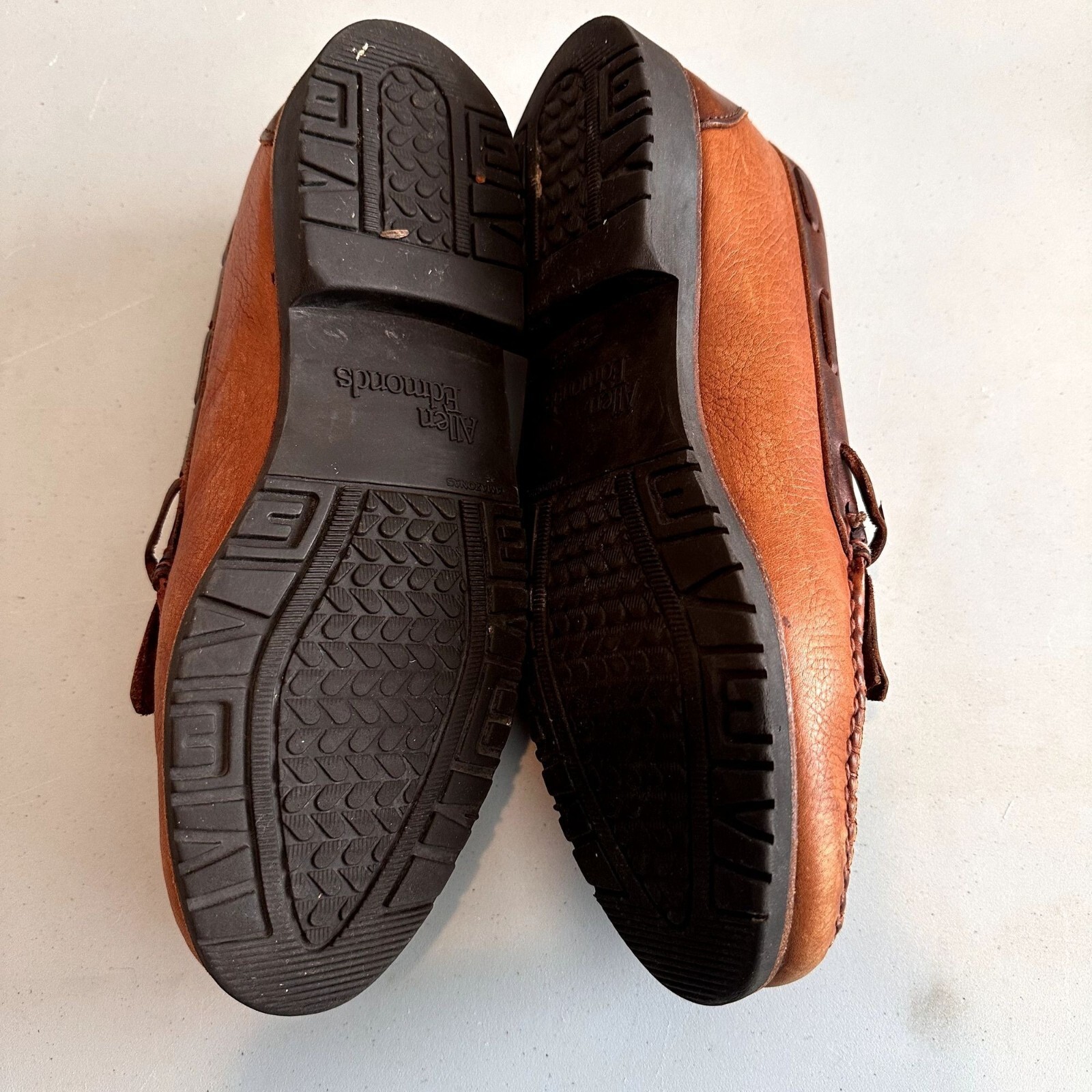 Allen Edmonds Nashua Loafer Mens Size 9 Brown Leather Rubber Sole ...