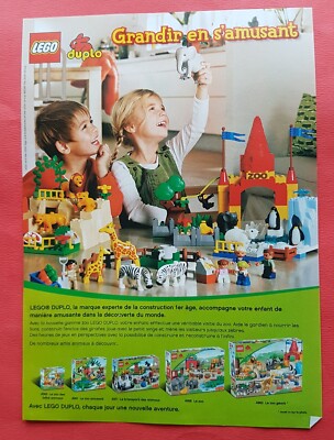 LEGO duplo - PUBLICITE 2006 AD 1373 | eBay