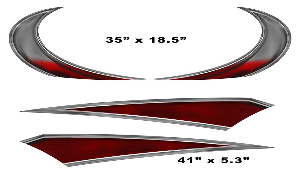 RV, Trailer Hauler, Camper, Motor-home Large Decals/Graphics Kits-K ...