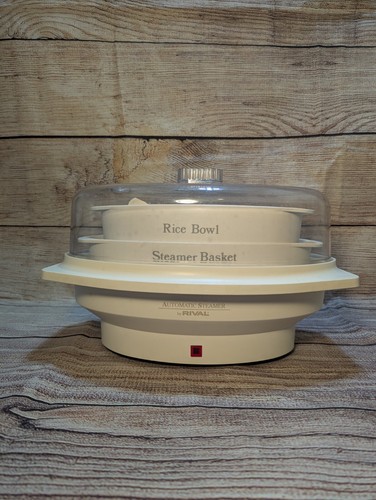 Vintage Rival Automatic Steamer Model 4450 Rice Bowl Steamer Basket 15 ...
