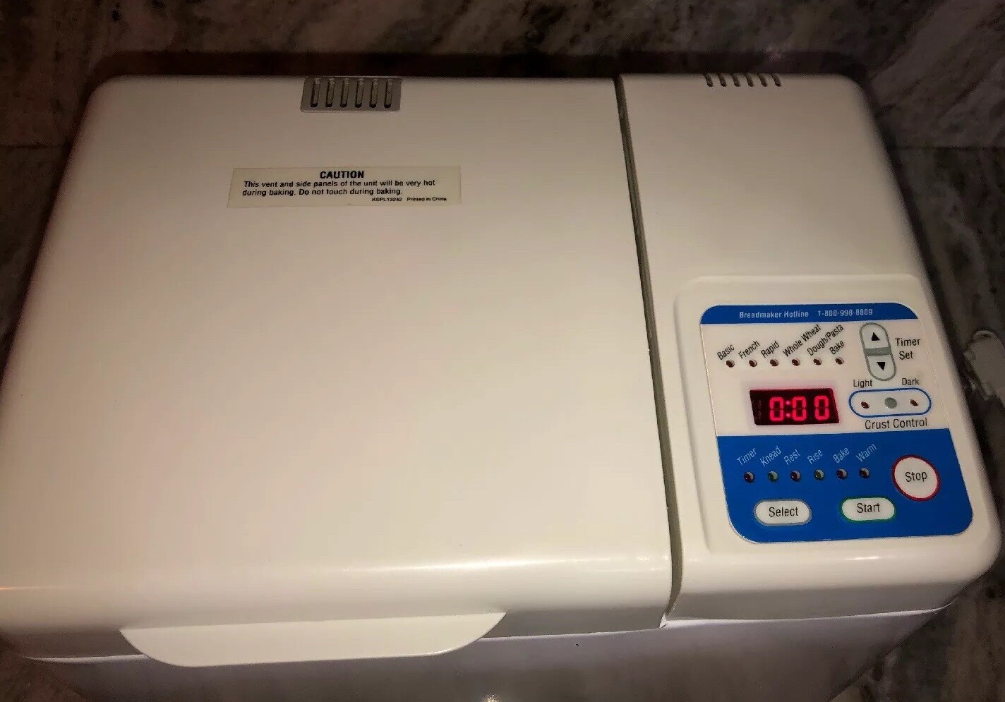 Regal Bread & Dough Maker Machine Model K6751 - Pre-Owned Mint ...