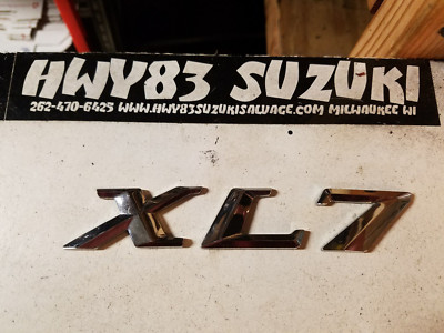 SUZUKI VITARA XL-7 Emblems - CHROME LETTERS - BADGE - LOGO - XL7 PARTS ...