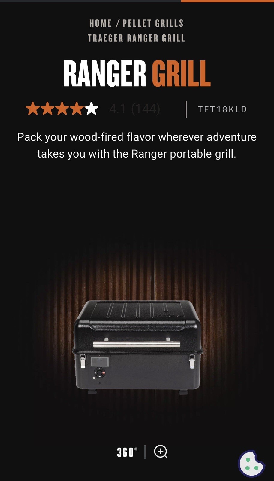 Traeger Ranger Pellet Grill Smoker Bake Braise Digital Arc Controller ...