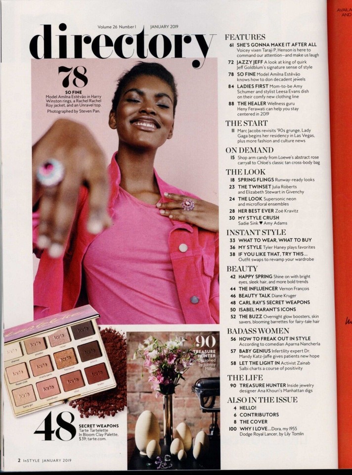 InStyle Magazine January 2019 Taraji P Henson | eBay