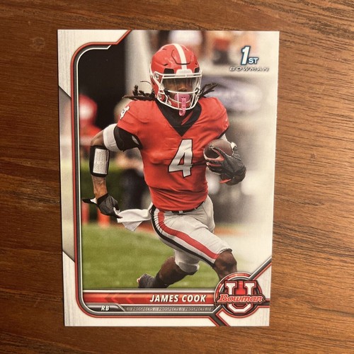 2022 Bowman University James Cook rookie card #19 Buffalo Bills 1.00 ...