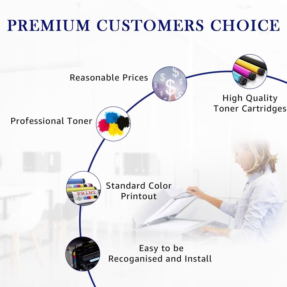 Compatible With Canon CRG 054 054H LBP622cdw MF641cw MF642cdw MF644cdw ...