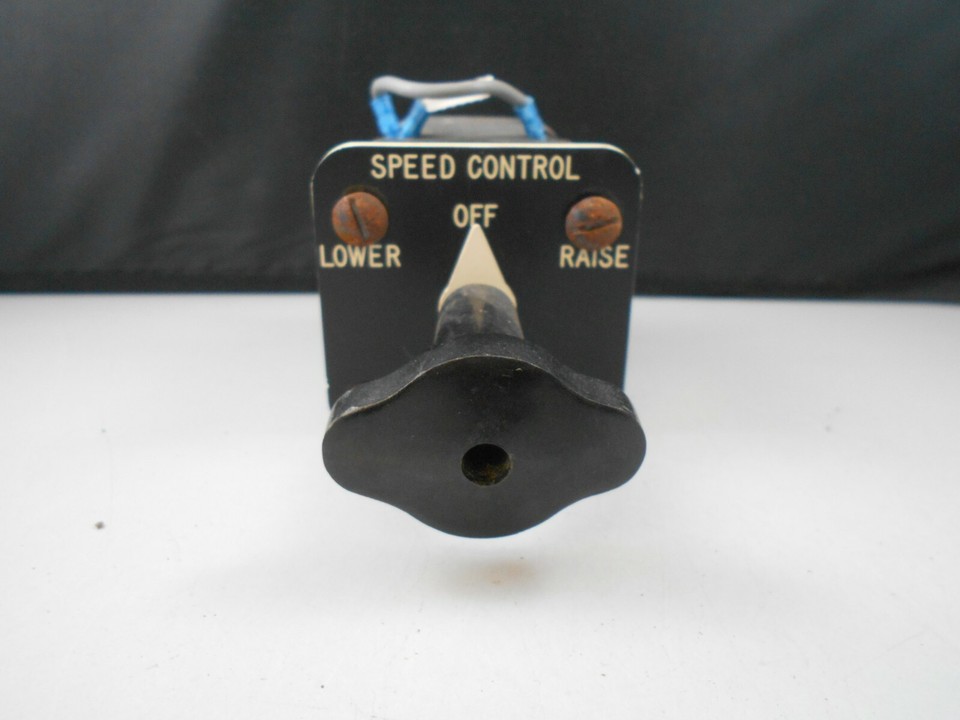 General Electric GE Type SBM Speed Control Switch 10AA042 Rotary Switch ...