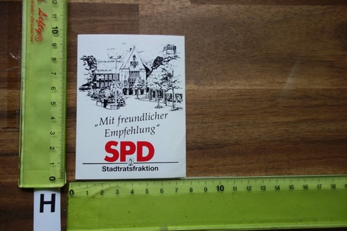 Alter Aufkleber Politik Partei Wahlkampf Wahlen Europa SPD ...