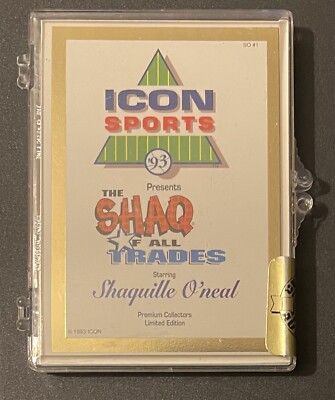 ‘93 Icon Sports, Shaq Of All Trades Limited Sealed Complete Set ...