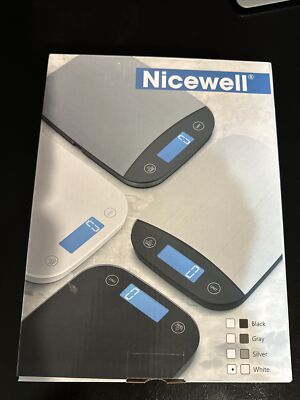 Nicewell Food Scale 22 lb Digital Kitchen Scale Weight Gram/oz/Lb for ...