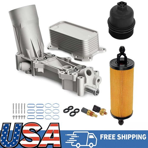 For Dodge Chrysler Jeep 2011-22 3.6L Engine Oil Cooler Filter Housing ...