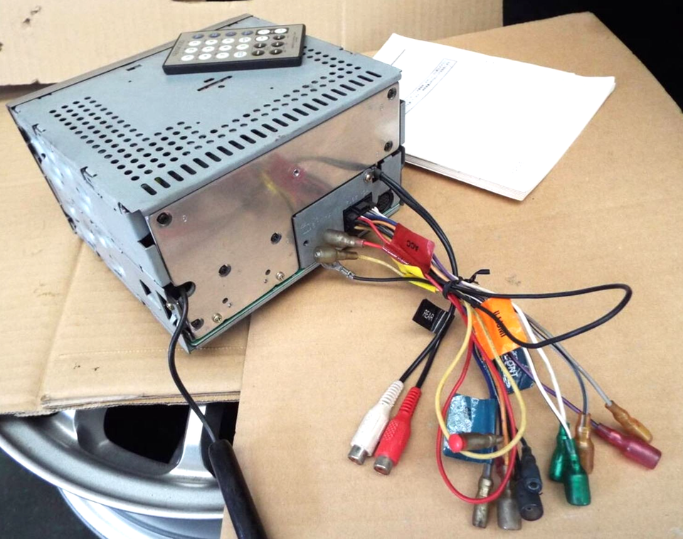 Junk Not Working KENWOOD DPX-4000 Car Audio 2DIN CD Cassette 13PIN-BUS ...