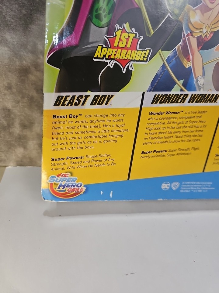 DC Super Hero Girls Action Collection Exclusive 6 Pack Beast Boy ...