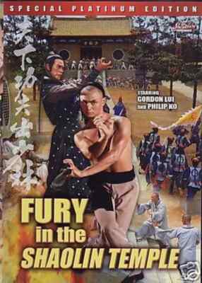Fury In The Shaolin Temple --- Hong Kong Kung Fu Martial Arts movie DVD ...