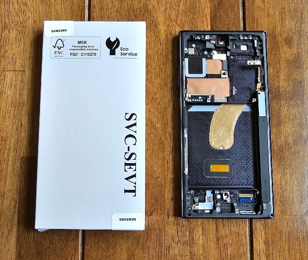 Samsung Galaxy S23 Ultra S918U LCD Screen With Frame Black NEW OEM USA ...