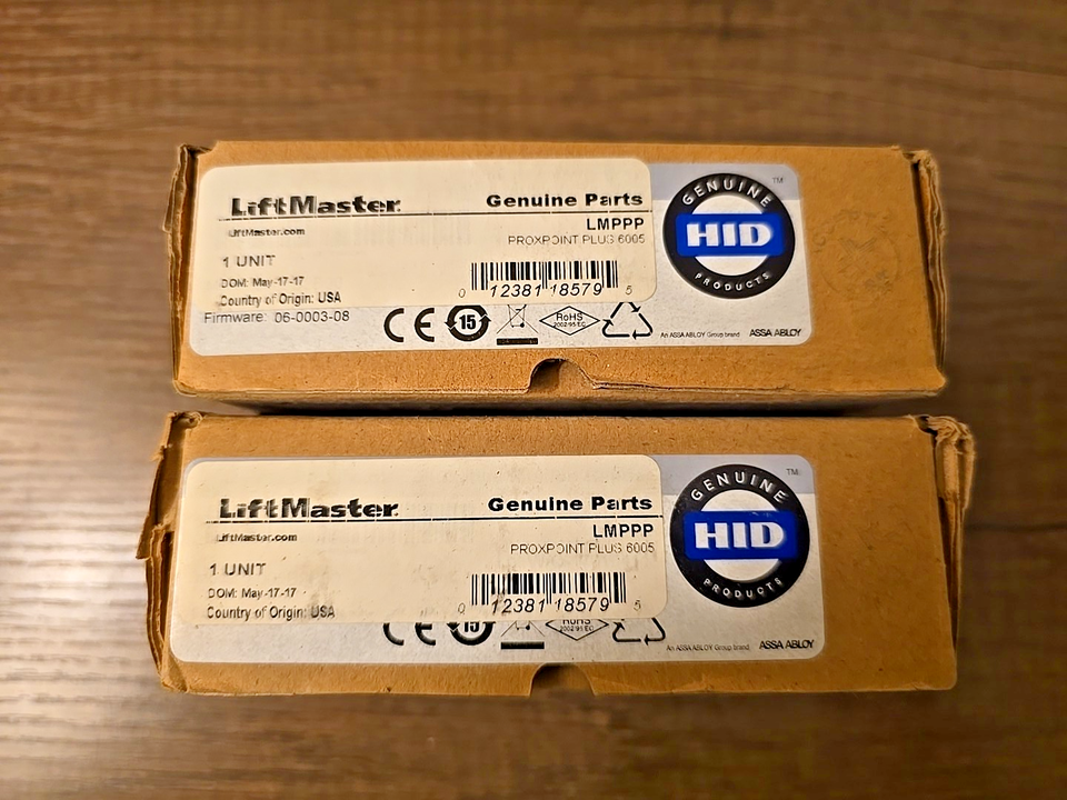 Lot of 2 - HID 6005BGB00 Prox ProxPoint Plus Mini Mullion Reader ...