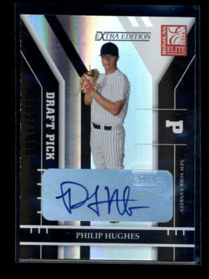 PHILIP HUGHES 2004 ELITE EXTRA ROOKIE RC AUTOGRAPH AUTO #0262/1485 ...