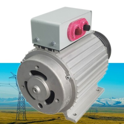 5KW Permanent Magnet Motor Generator 220V 60HZ 1500RPM Single-phases | eBay