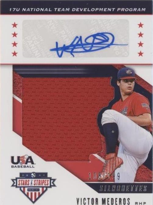 2019 Panini USA Baseball Stars & Stripes - Silhouettes Signatures 17U ...