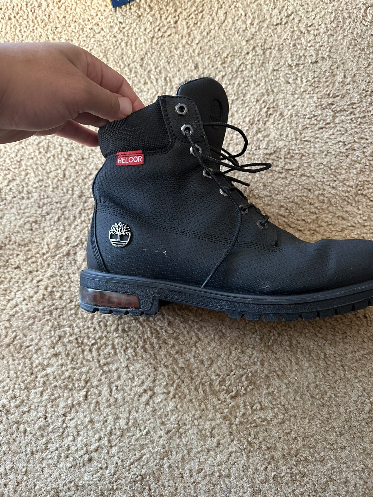 Men’s Timberland Black Helcor Boots Size 11 | eBay