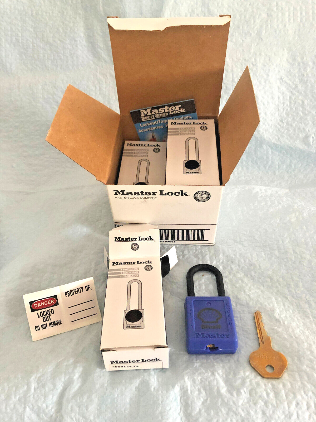 MASTER LOCK Isolation Lock Set (6) Keyed Same 406 Zenex Thermoplastic ...