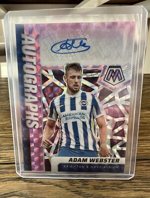 Ultra Rare! Adam Webster Autograph 1/5 Panini Prizm Mosaic 2021-22 | eBay