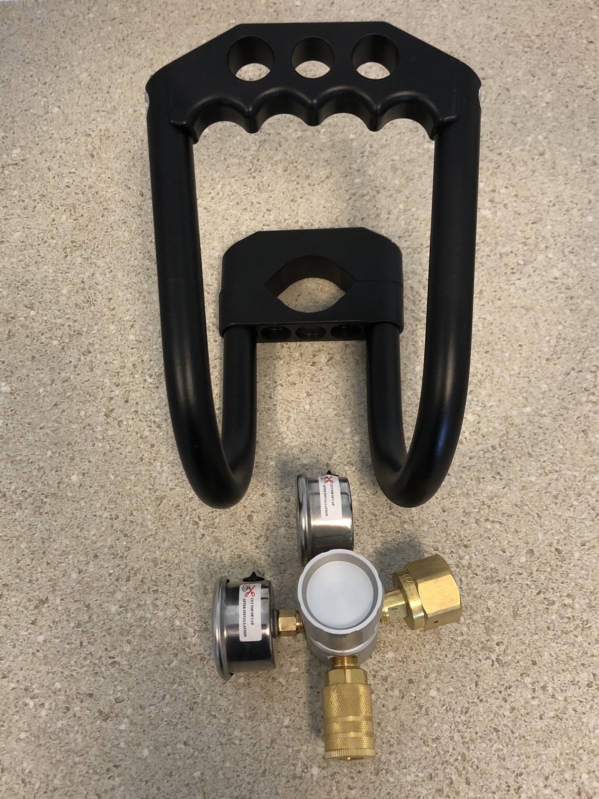 Adjustable Co2 Regulator Valve Guard Handle Kit for 10lb Tank Offroad ...