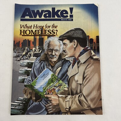 Awake Magazine Watchtower March 8, 1988 What Hope for the Homeless ...