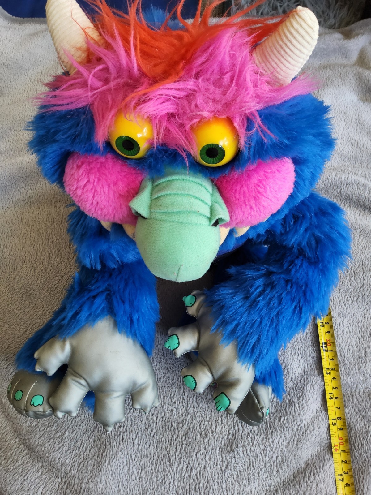 My Pet Monster Blue Talking Soft Toy Plush 2009 Vivid Imagination | No ...
