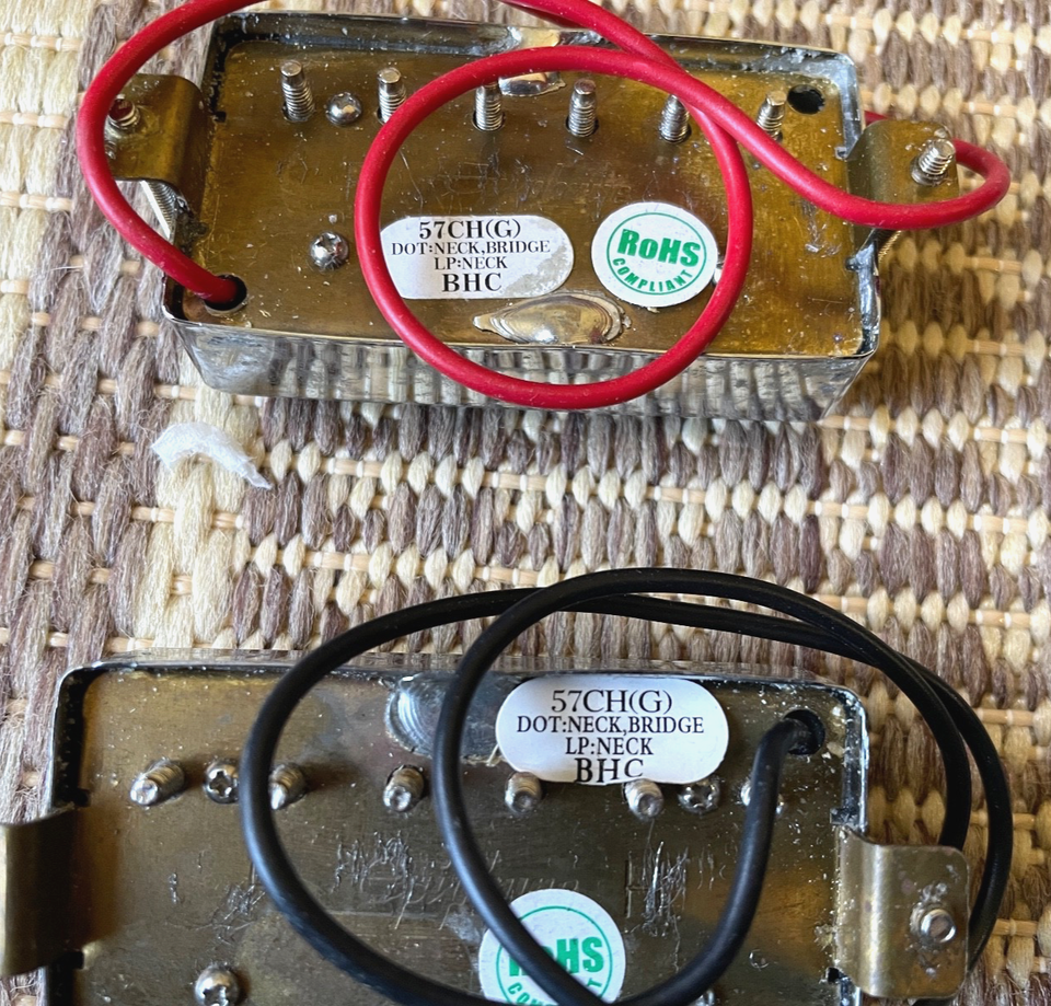 Epiphone 57 CH(G) DOT Set of Humbucker Pickups Neck & Bridge Chrome | eBay