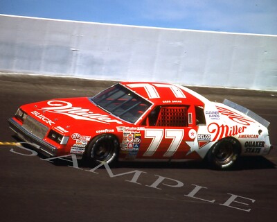 GREG SACKS 1985 #77 MILLER AMERICAN BUICK AT ROCKINGHAM 8X10 GLOSSY ...