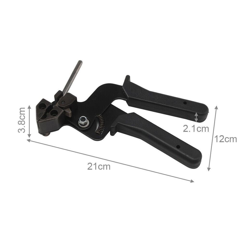 Tool Automatic Zip Hand Stainless Steel Cable Ties Guns Fastening Strap ...