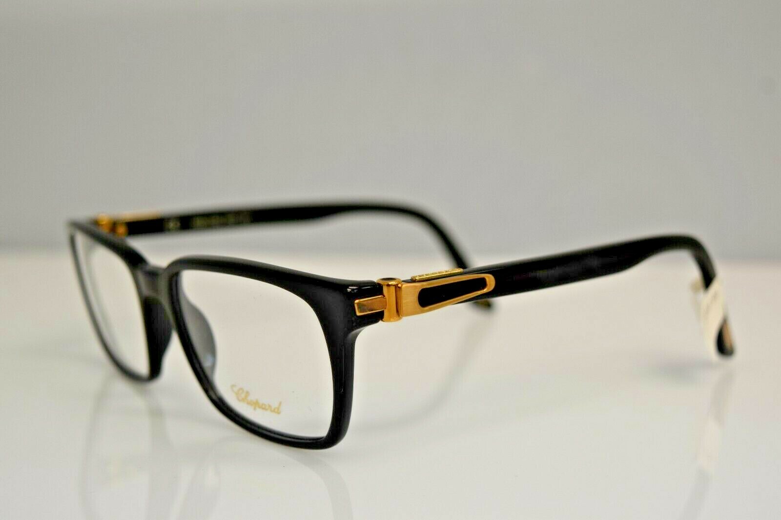 New Chopard Authentic Black 23KT GP VCH146 0700 54-18-145 Eyeglasses | eBay