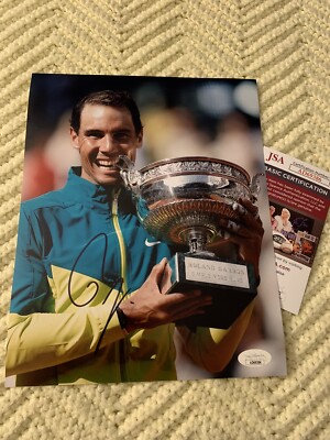 Rafael Rafa Nadal signed 8 X 10 Photo Autographed JSA Authentication ...