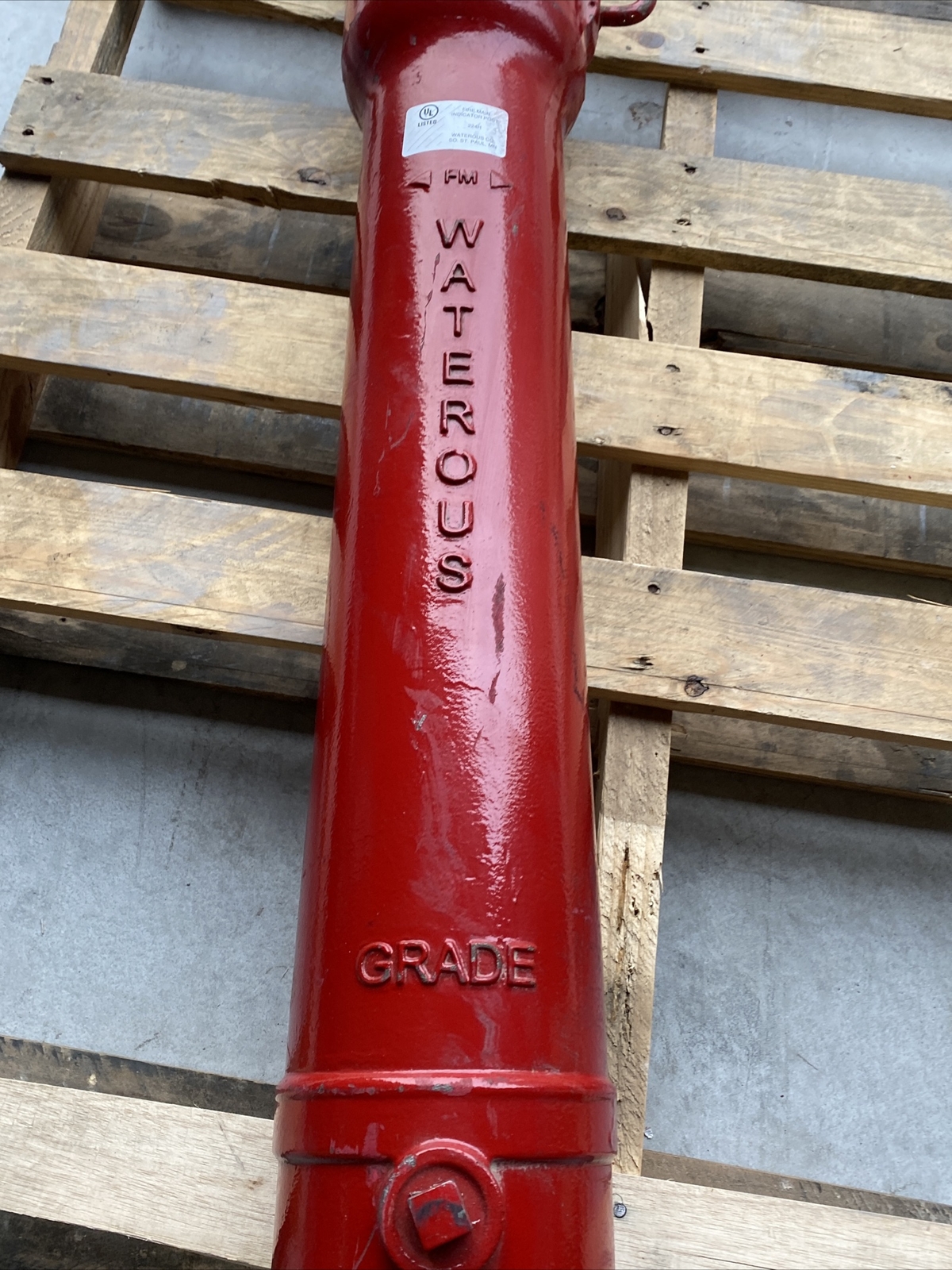 American Flow Fire main indicator post Control Model A240 Ductile Iron ...
