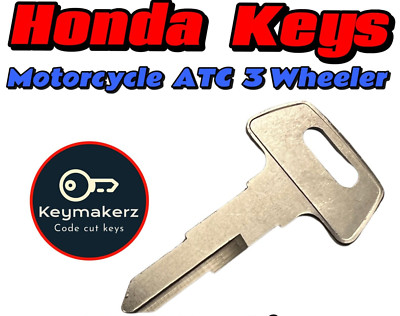 Honda Motorcycle ATC 3 Wheeler Keys Cut To Your Key code 101-820 | eBay