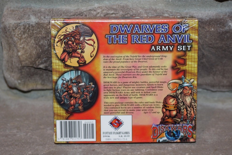 FANTASY DISKWARS DWARVES OF THE ANVIL ARMY SET REVISED NEW/SEALED RARE ...