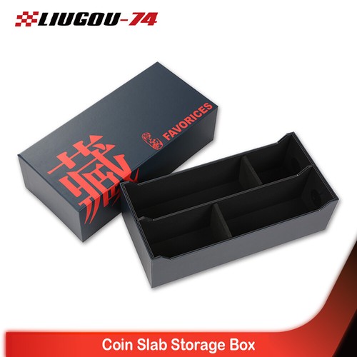 Fit For 50 Certified PCGS NGC Holders Coin Slabs Storage Box Intercept ...