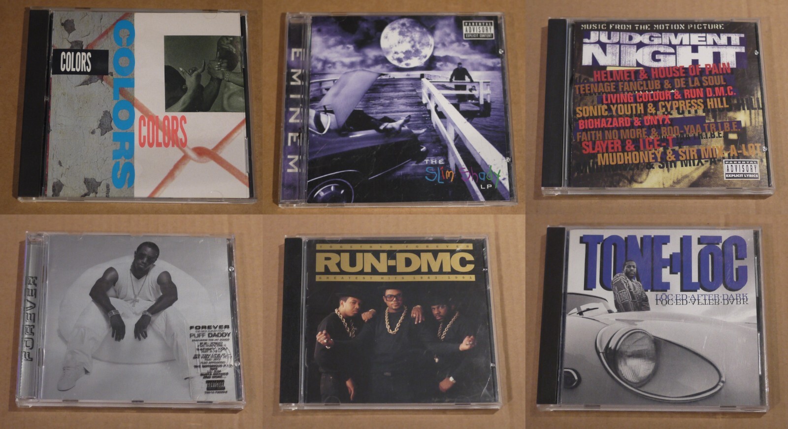 Eminem Slim Shady Puff Daddy Forever Run DMC Colors Judgement Night ...