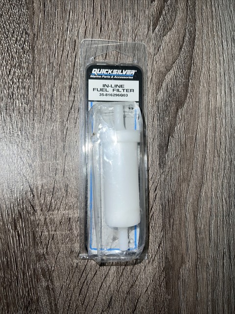 OEM Mercury Quicksilver Inline Fuel Filter 5/16" 8mm 35-816296q2 Same ...