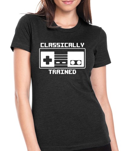 Nintendo "Classically Trained" Womens T-Shirt Jr. Size | eBay