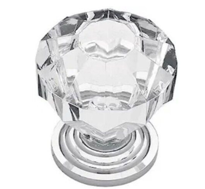 Liberty Hardware P30122-CHC-C Acrylic Faceted Kitchen Cabinet Hardware ...