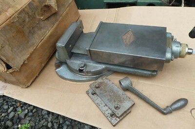 Heavy Duty Hylo Milling Vice - 6" Width Jaws - Opens To 6" - As Photo's ...