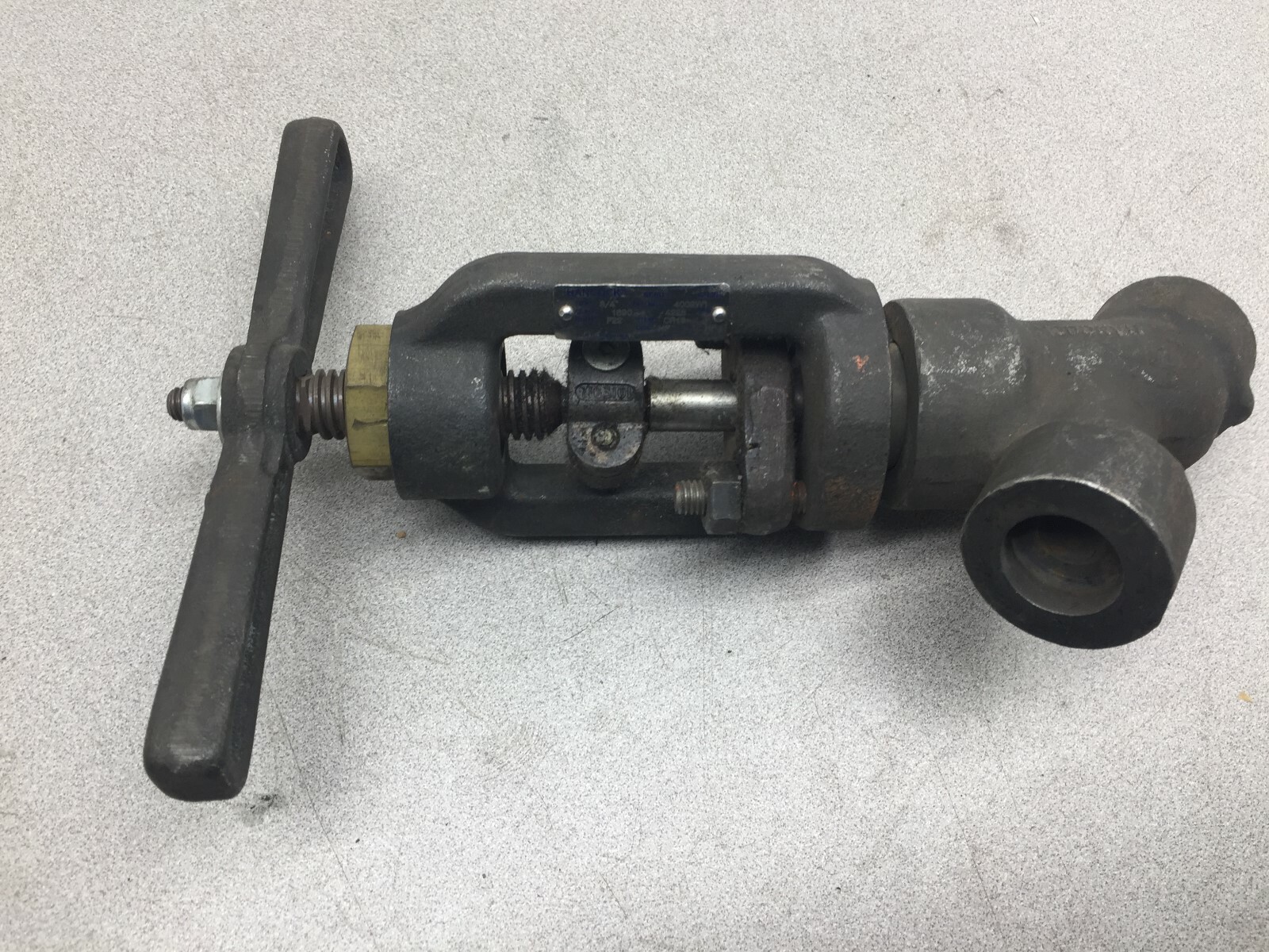 NOS Hancock 4002W1 Gate Valve Type 4000 Size 2” 4225 CWP 1510 Psig/1050 ...