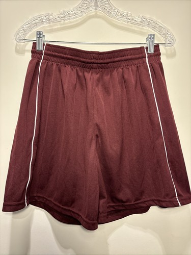 Vintage Teamwork Athletic Wear Men Basketball Gym Short Maroon ...