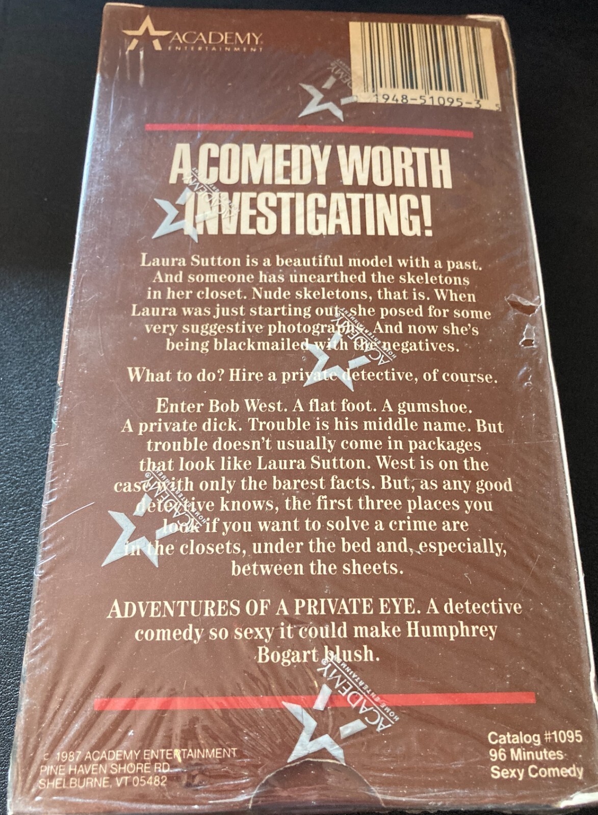 Adventures of a Private Eye (VHS, 1987) - Suzy Kendall - RARE New and ...