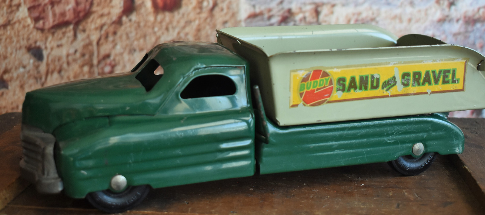 Vintage Buddy L Toy Pressed Steel Toy Sand and Gravel Dump Truck | eBay