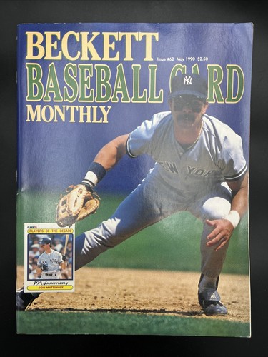 Beckett Baseball Card Price Guide Monthly May 1990 Issue #62 Don ...