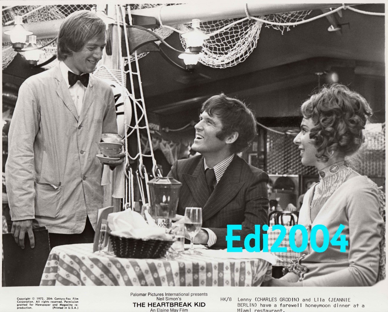 "HEARTBREAK KID" Vintage Original Photo ERIK LEE PREMINGER & CHARLES GRODIN | eBay